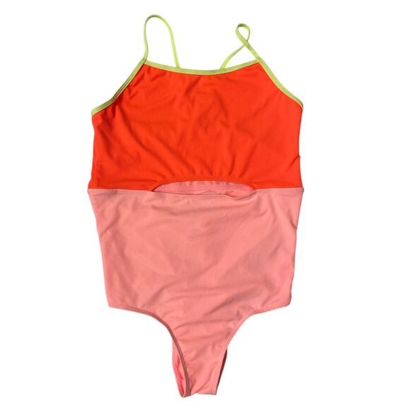 Hurley | Swim | Hurley Girls Ribbed Cut Out Tummy Fully Lined Onepiece ...